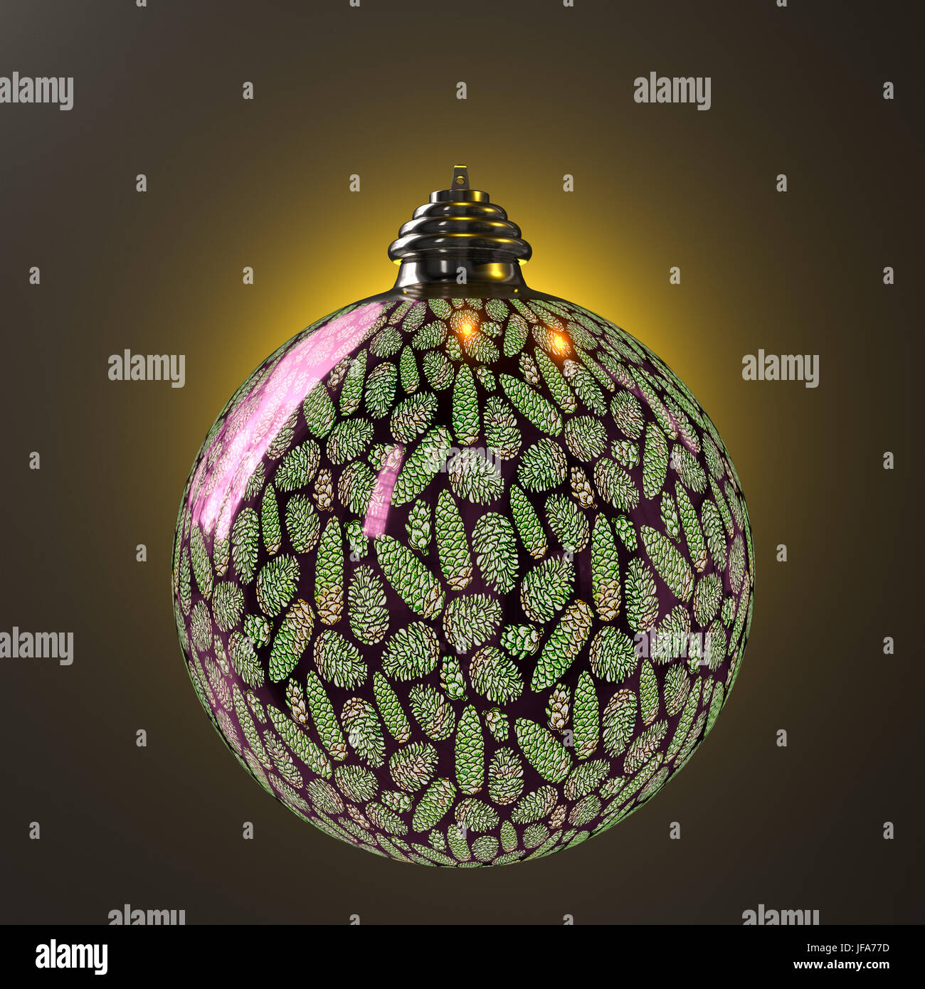 A designer Christmas ball Stock Photo - Alamy