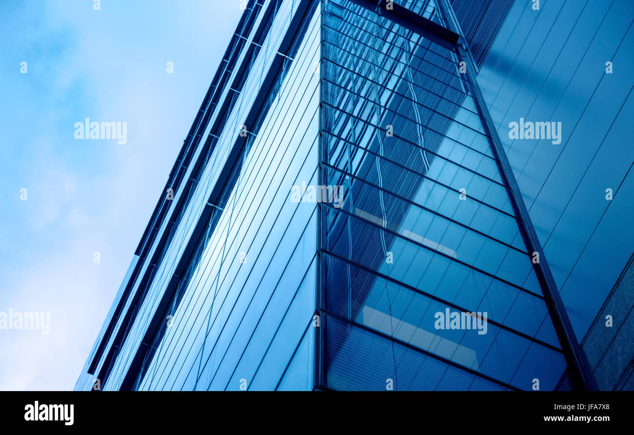 Commercial buildings at night in Hong Kong Stock Photo - Alamy