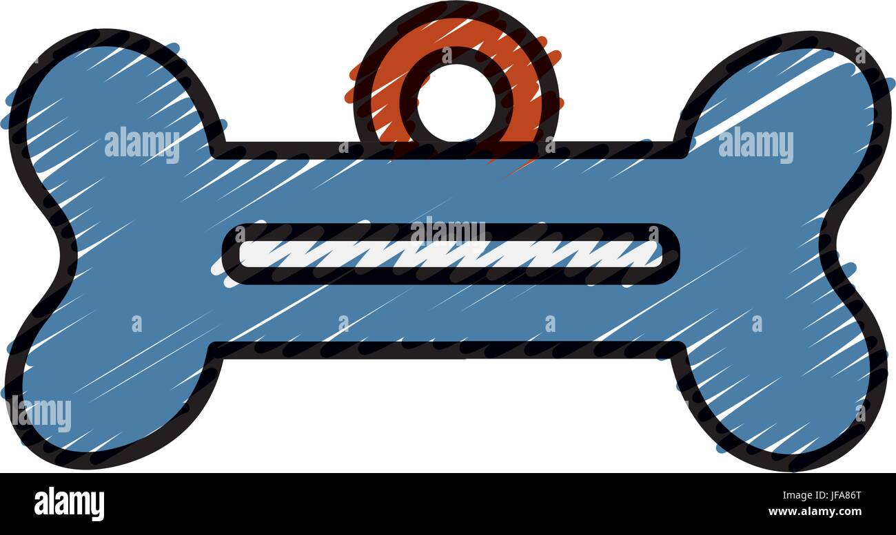 Dog bone tag Stock Vector Images - Alamy