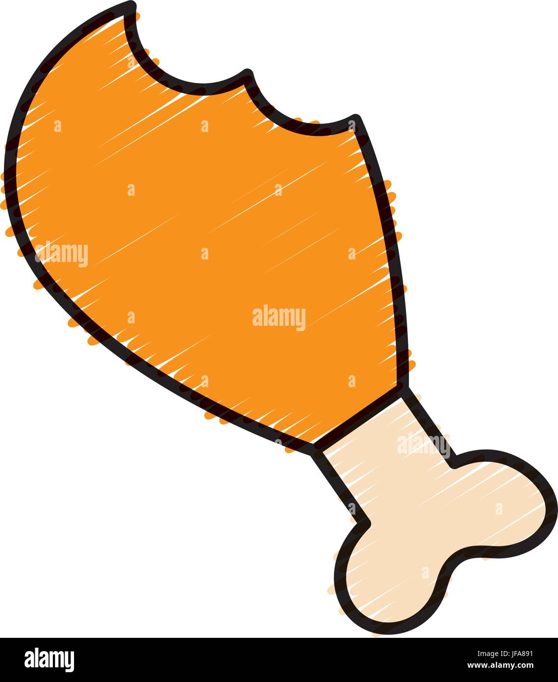 chicken leg icon Stock Vector Image & Art - Alamy