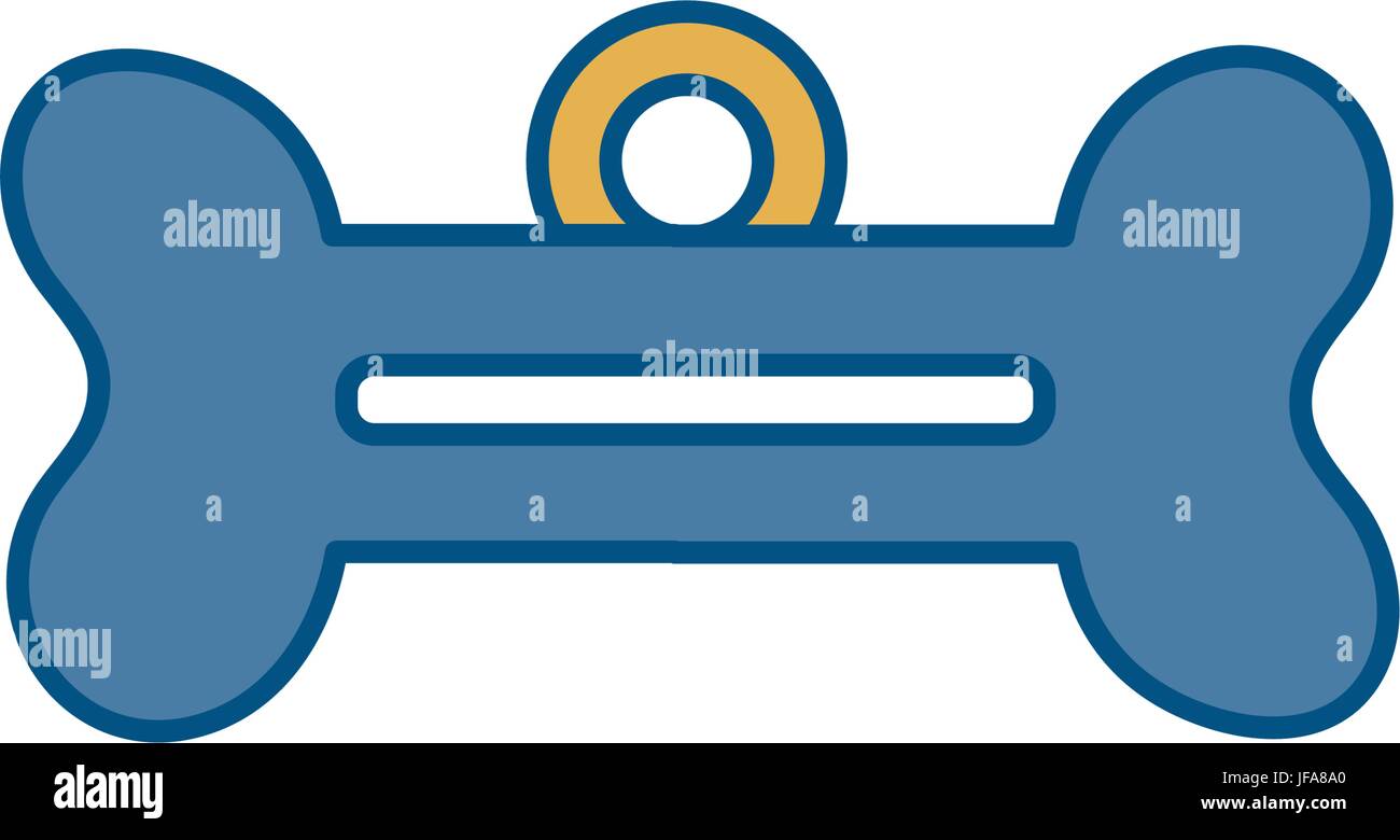 dog bone tag icon Stock Vector Image & Art - Alamy
