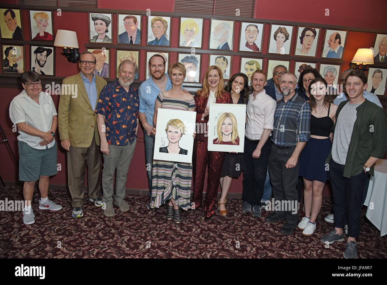 New York, NY, USA. 29th June, 2017. Laura Linney, Cynthia Nixon ...
