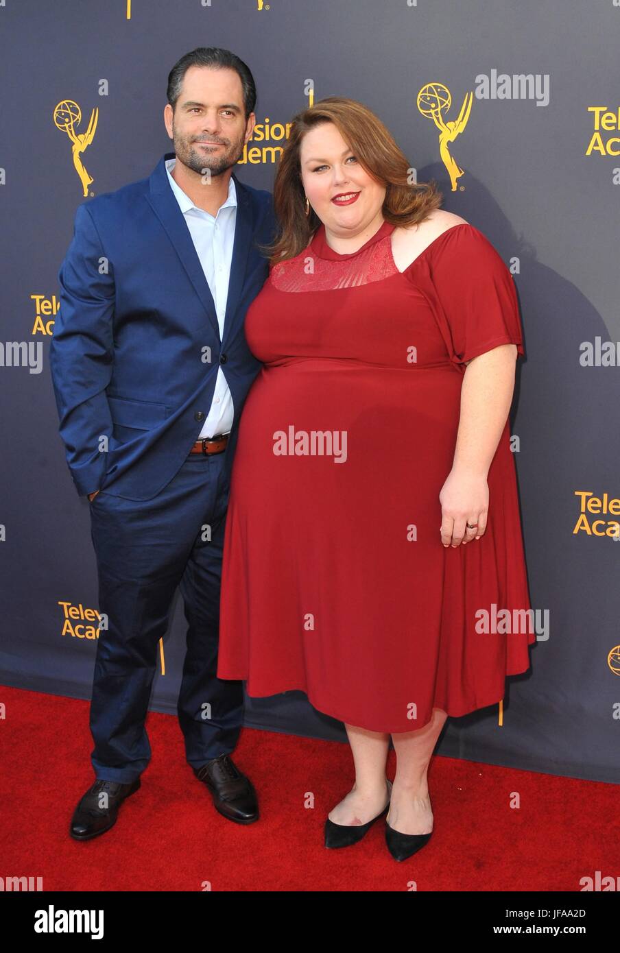 Los Angeles, CA, USA. 29th June, 2017. Chrissy Metz, Josh Stancil at ...