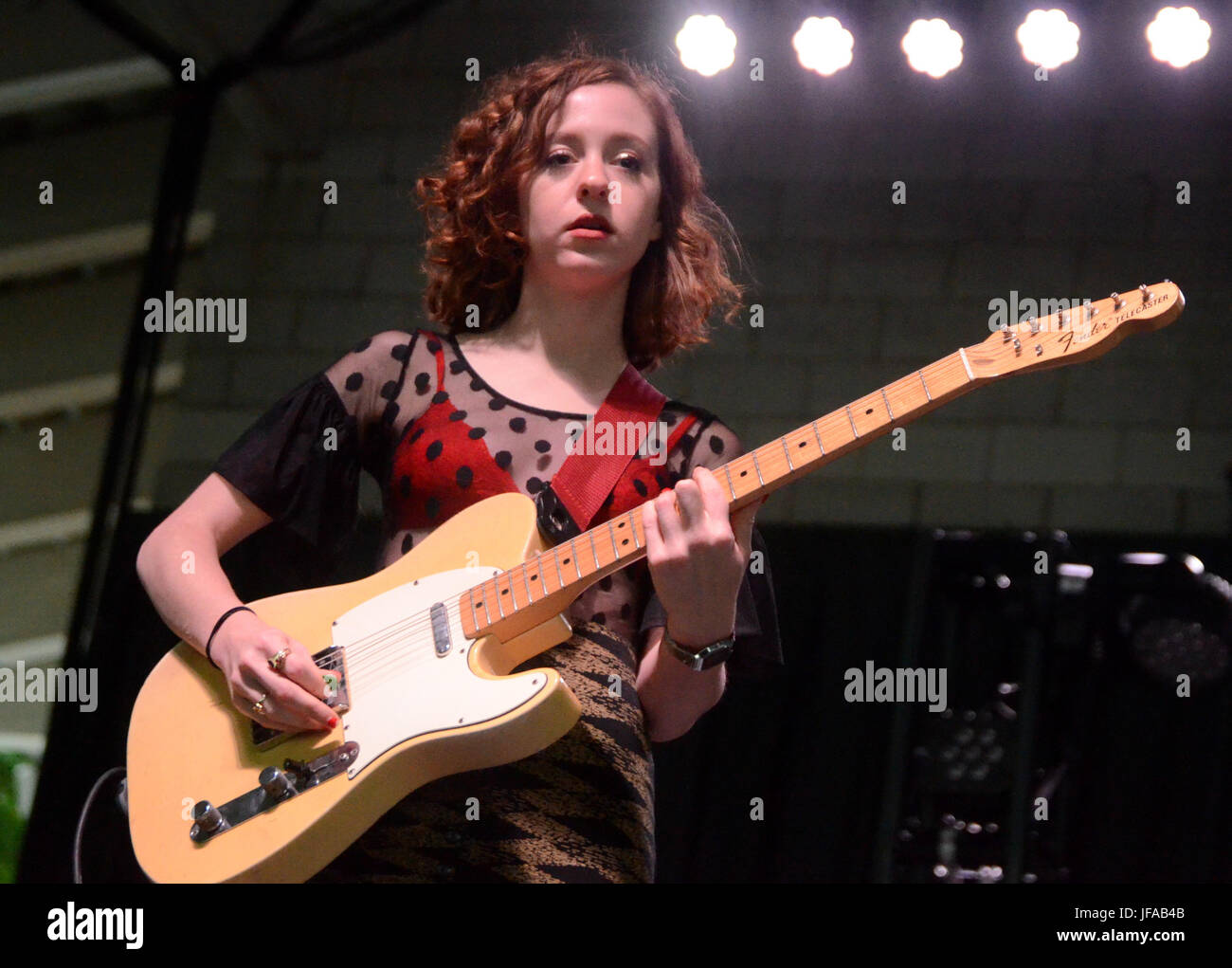 Milwaukee, Wisconsin, USA. 29th June, 2017. Guitarist Genessa Gariano ...