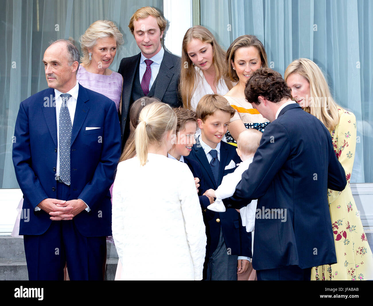 Princess Astrid and Prince Lorenz, Prince Amedeo and Archduchess ...