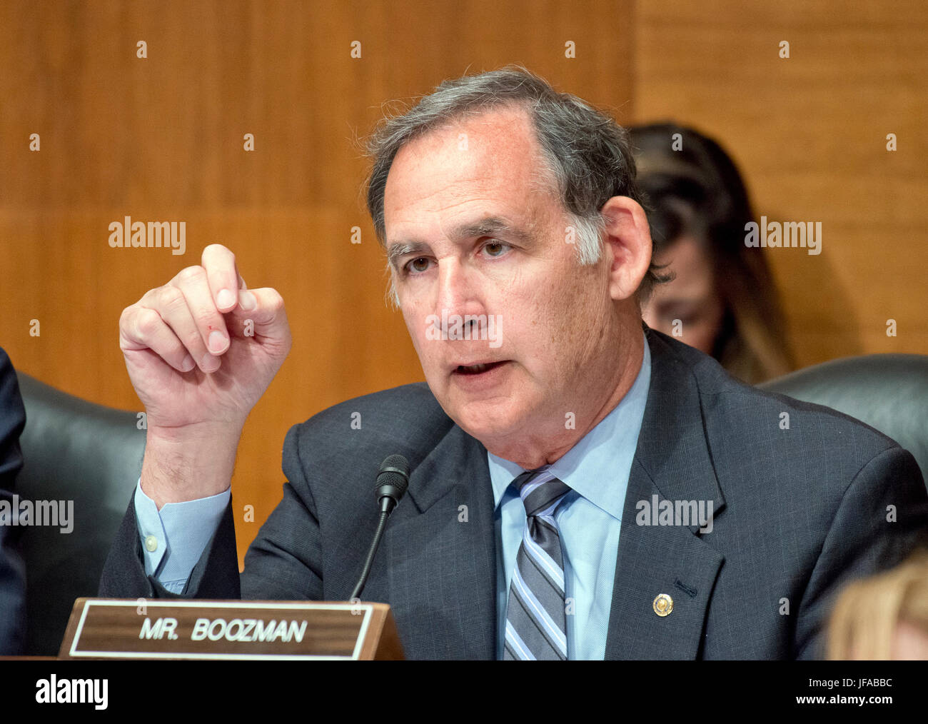 United States Senator John Boozman (Republican of Arkansas) questions ...