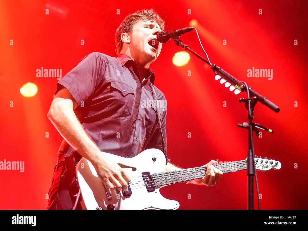 Jimmy Eat World - Jim Adkins Open'er Festival 2017 on June 29, 2017 in ...