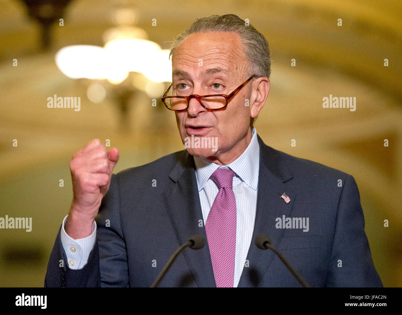 Washington, Us. 27th June, 2017. United States Senate Minority Leader ...