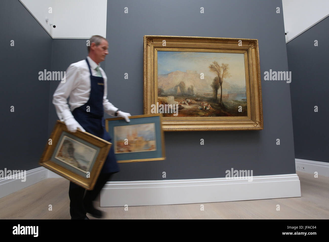 Sothebys, London, UK. 30th June, 2017. Major paintings by J.M.W Turner ...