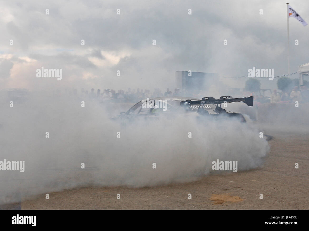 Goodwood, UK. 30th June, 2017. drift car in action at Goodwood Festival ...