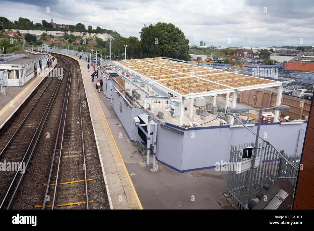 29th June 2017. Strood, Kent , UK. Builidng work progress on the new ...