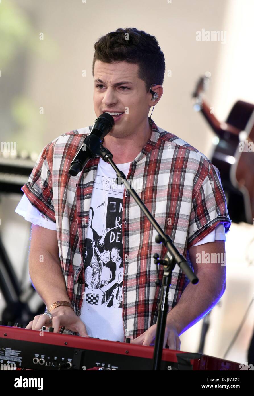 New York, NY, USA. 30th June, 2017. Charlie Puth on stage for NBC Today ...