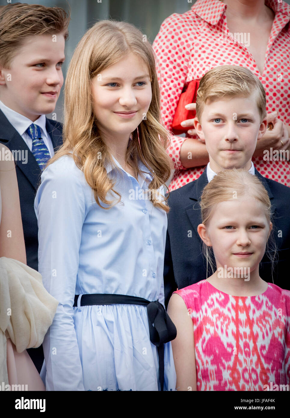 Princess Elisabeth, Prince Gabriel, Prince Emmanuel, Princess Eleonore ...