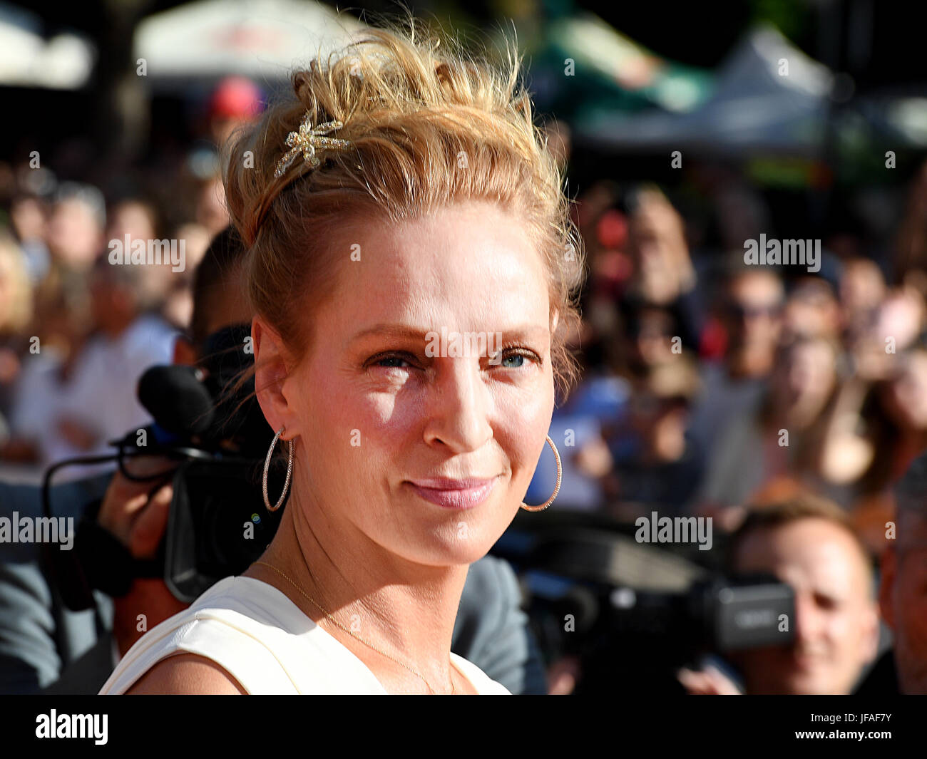 Karlovy Vary, Czech Republic. 30th June, 2017. American actress UMA ...