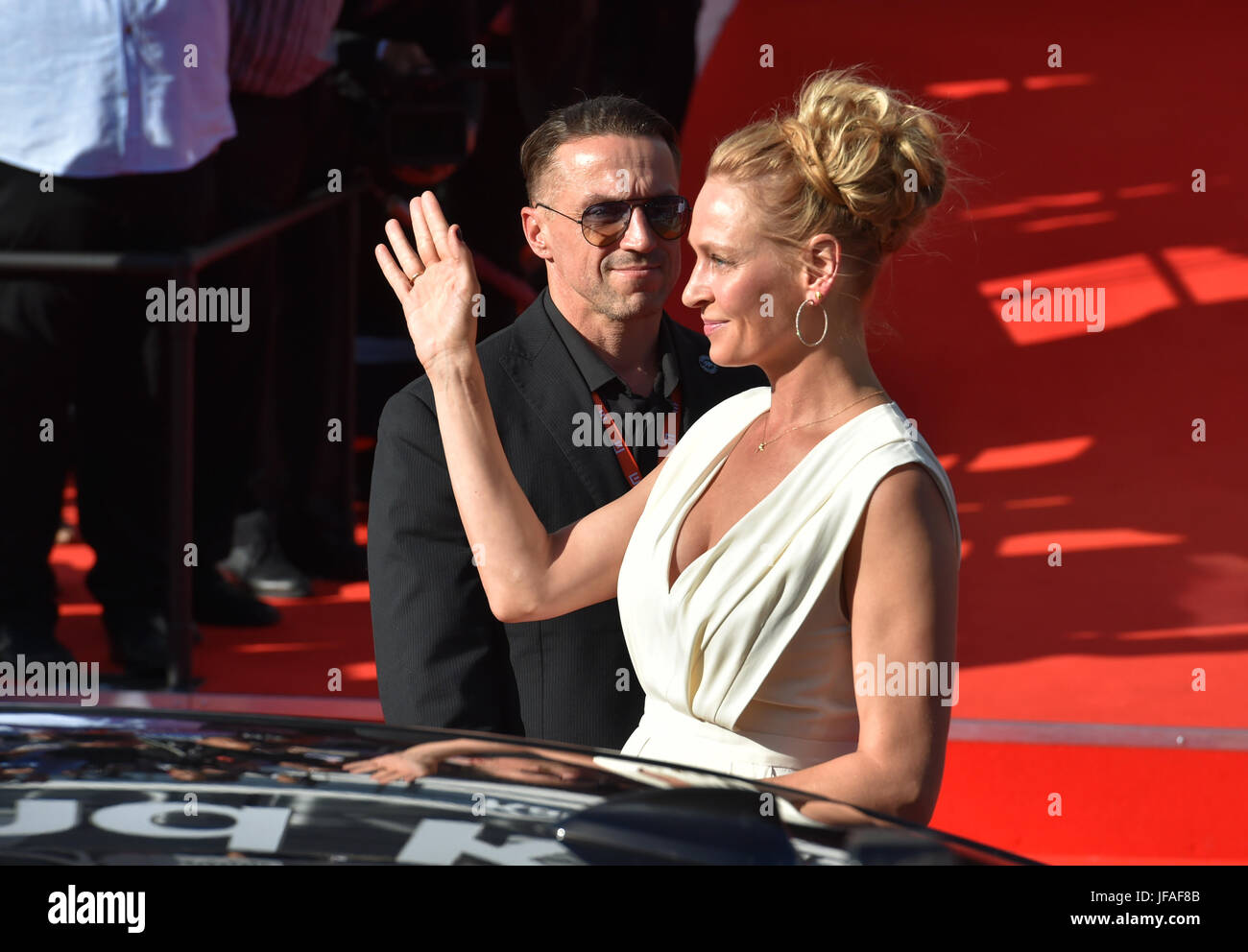 Karlovy Vary, Czech Republic. 30th June, 2017. American actress UMA ...