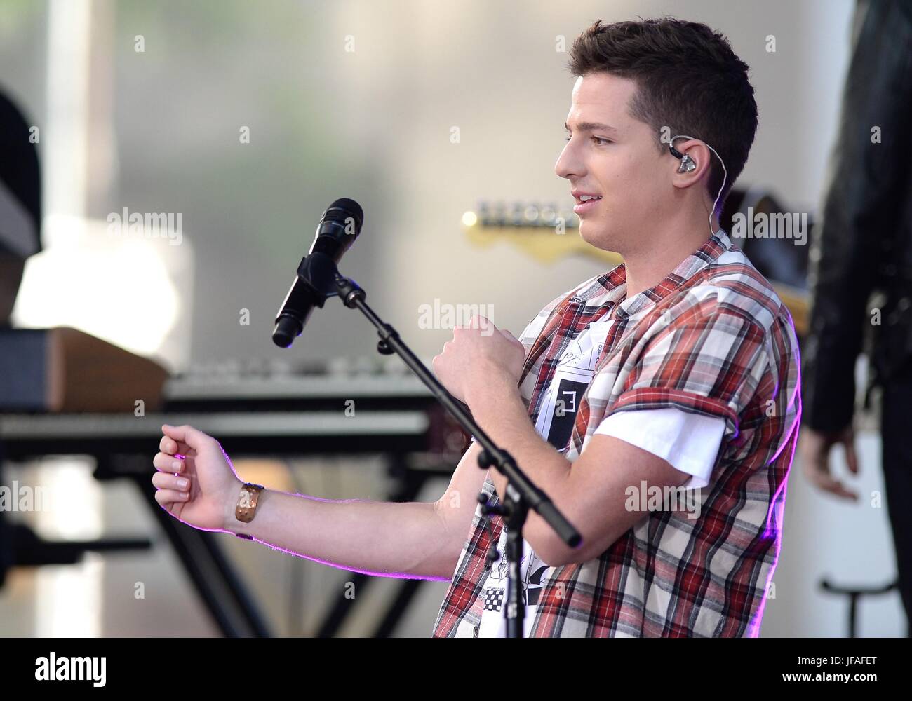 New York, NY, USA. 30th June, 2017. Charlie Puth on stage for NBC Today ...