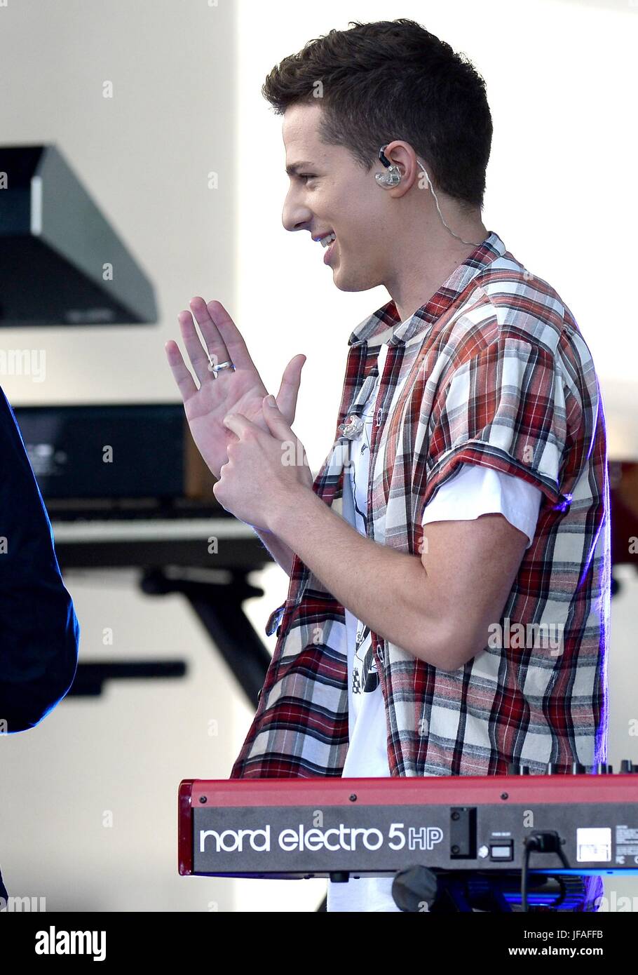 New York, NY, USA. 30th June, 2017. Charlie Puth on stage for NBC Today ...