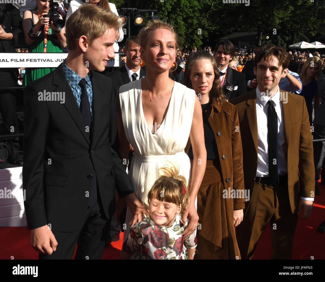 Karlovy Vary, Czech Republic. 30th June, 2017. American actress UMA ...