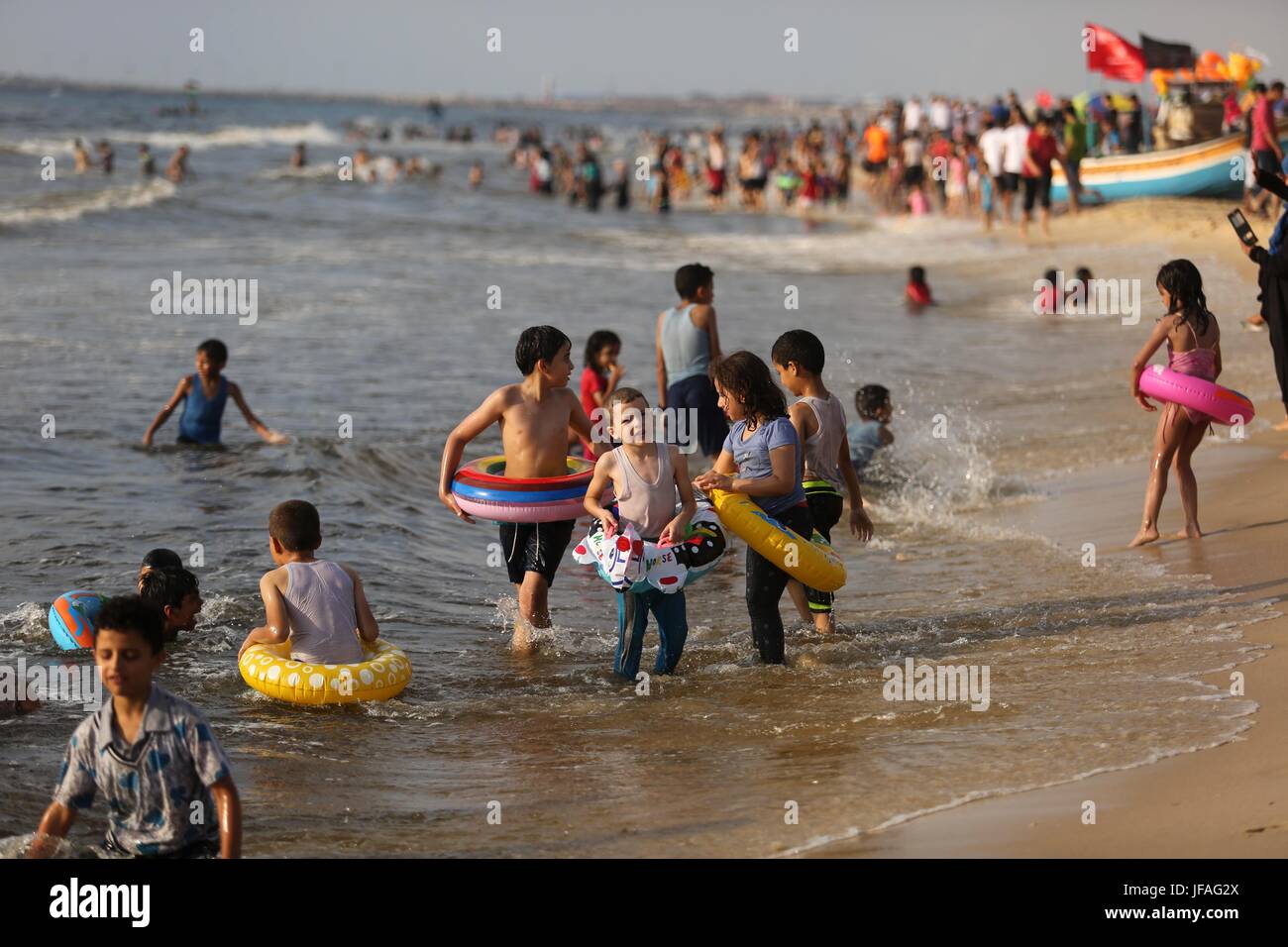 Gaza City, Gaza Strip, Palestinian Territory. 30th June, 2017 ...