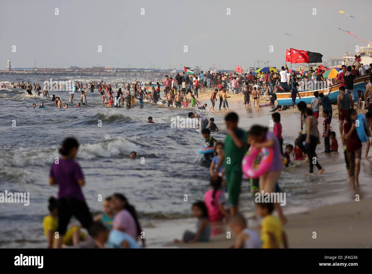 Gaza City, Gaza Strip, Palestinian Territory. 30th June, 2017 ...