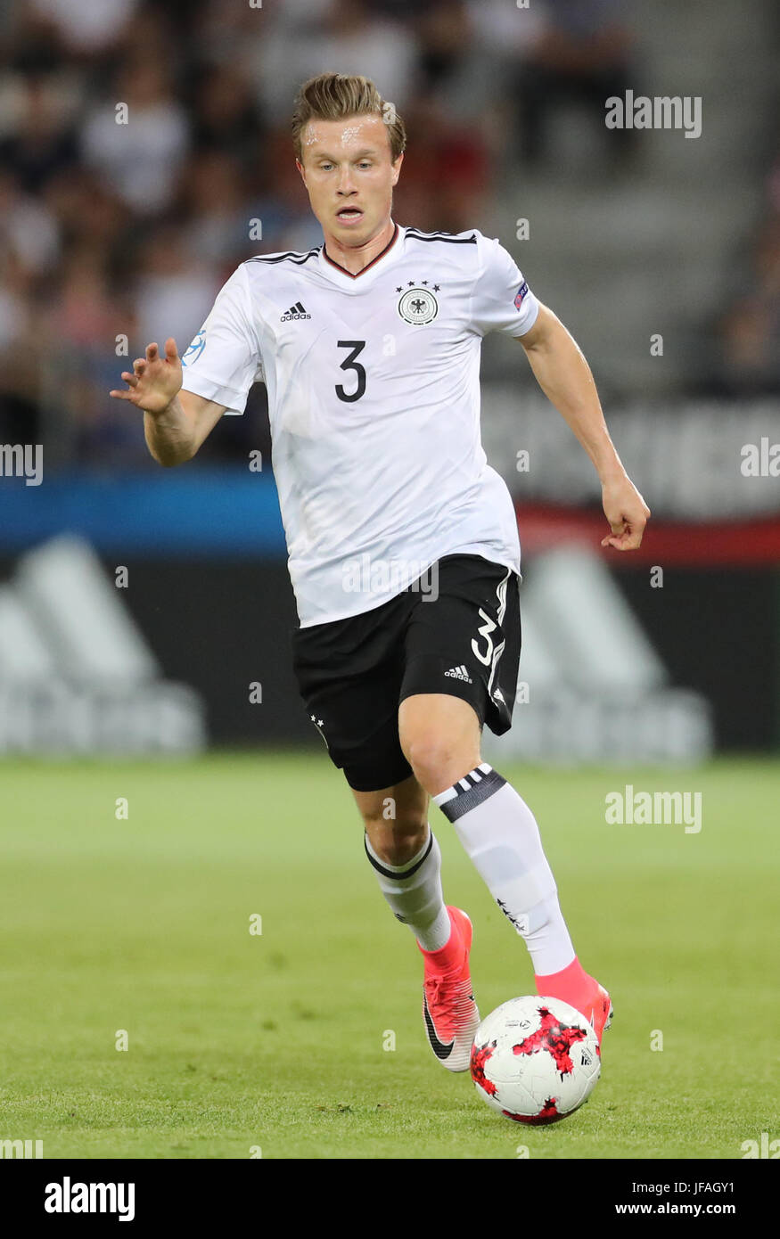Germany's Yannick Gerhardt in action during the UEFA European Under-21 ...