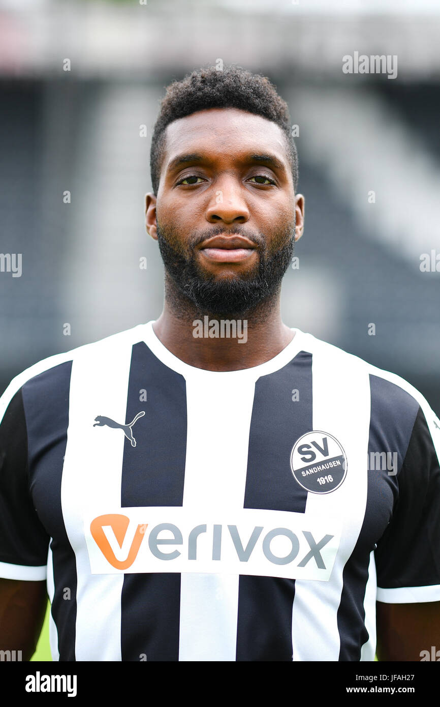 Richard Sukuta-Pasu of soccer club SV Sandhausen, photographed during a ...