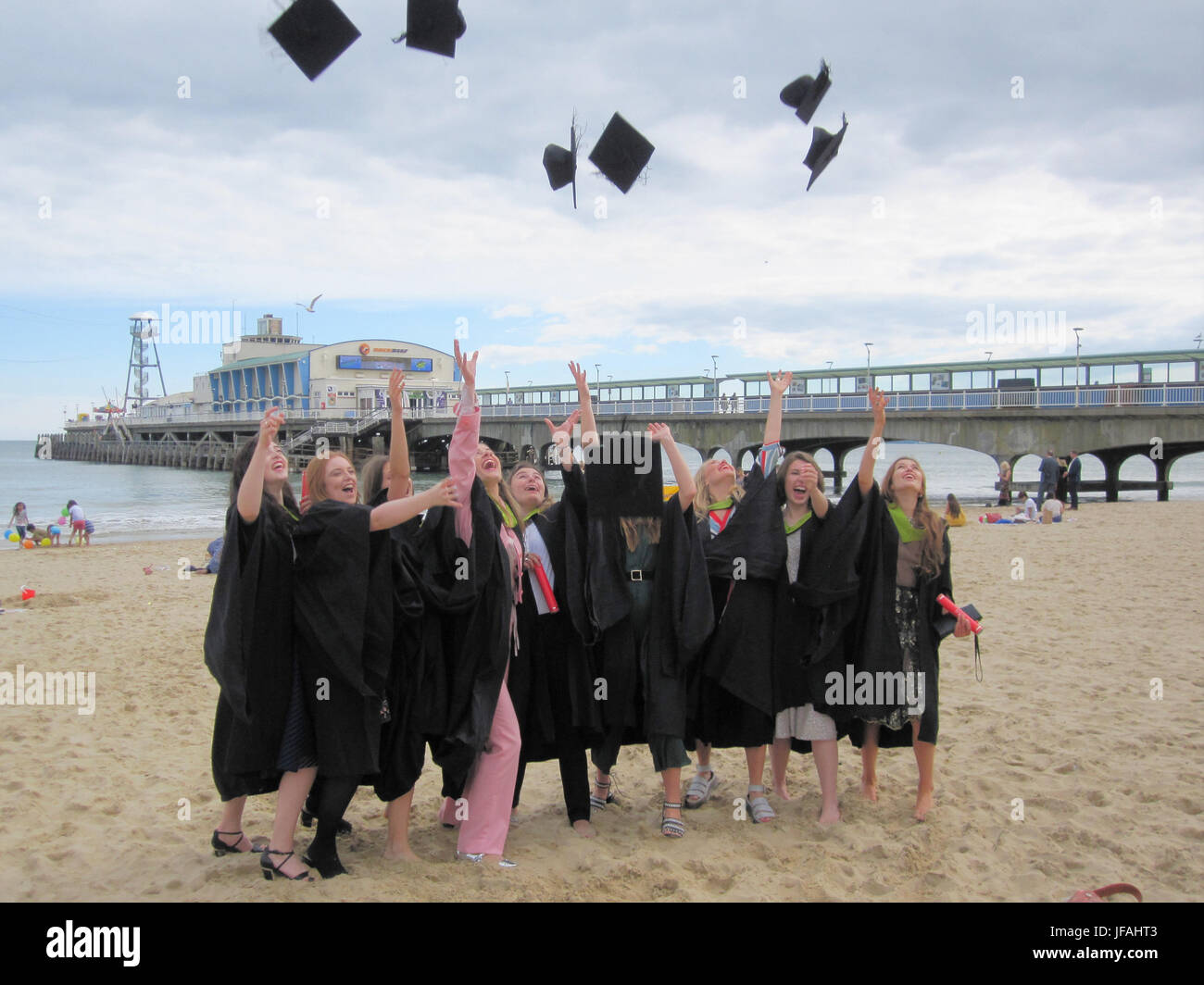 Female high achievers graduate from university hi-res stock photography ...