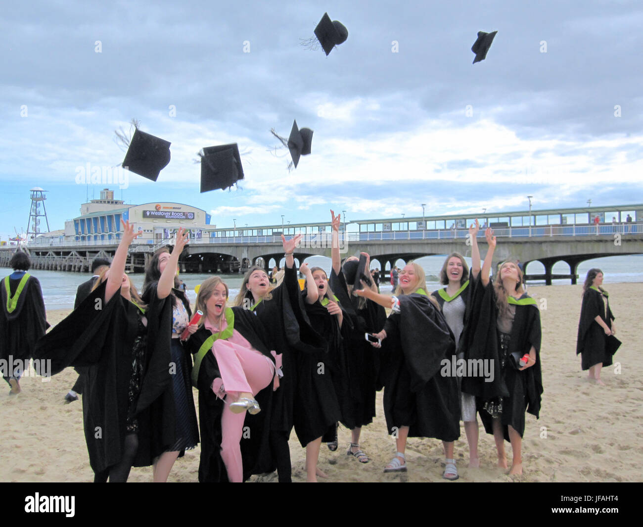 Female high achievers graduate from university hi-res stock photography ...