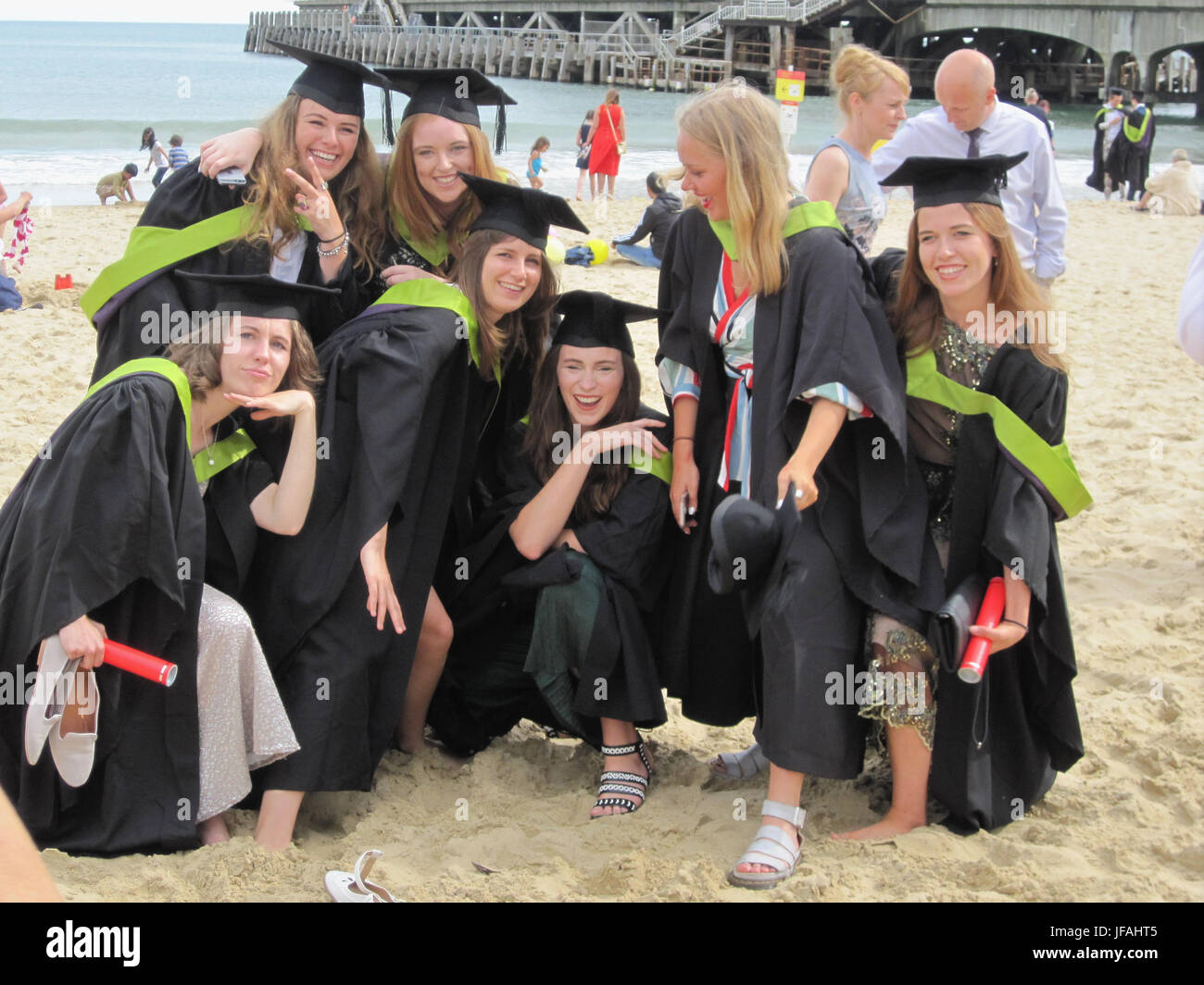 Female high achievers graduate from university hi-res stock photography ...