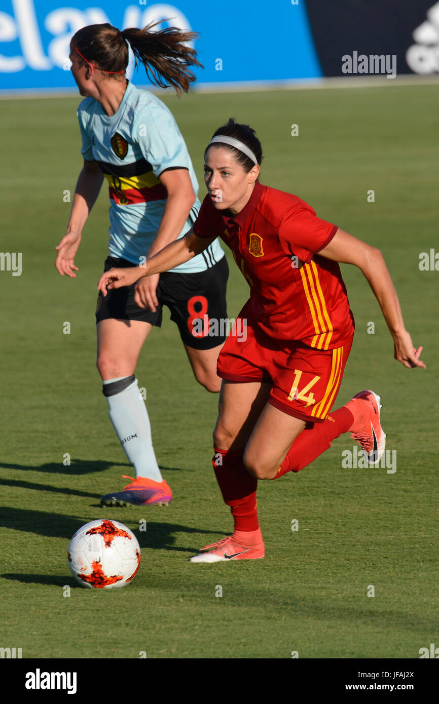 Vicky Losada during a friendly match between the national women's teams ...