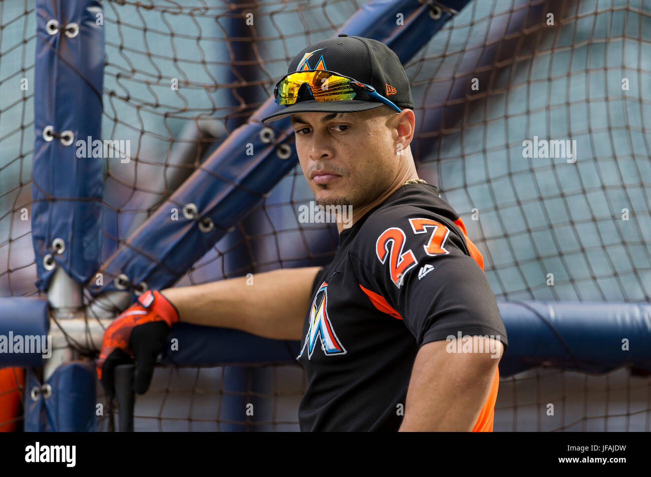 Giancarlo stanton marlins hi-res stock photography and images - Alamy