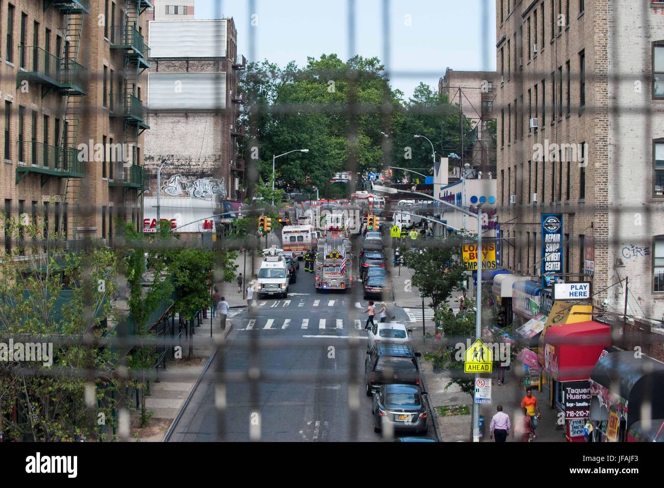 Fatal shooting at Bronx Lebanon Hospital Stock Photo - Alamy