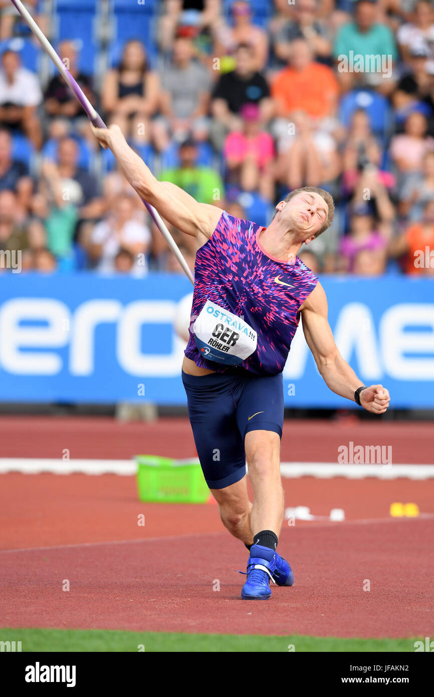 Thomas Rohler (GER) wins the javelin with a throw of 300-3 (91.53m ...