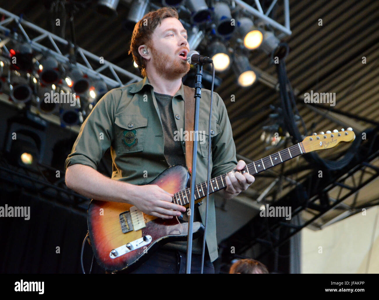 Milwaukee, Wisconsin, USA. 30th June, 2017. Lead singer Matthew Angus ...