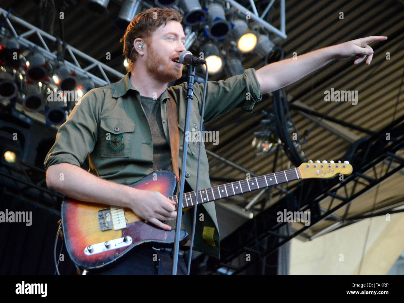 Milwaukee, Wisconsin, USA. 30th June, 2017. Lead singer Matthew Angus ...