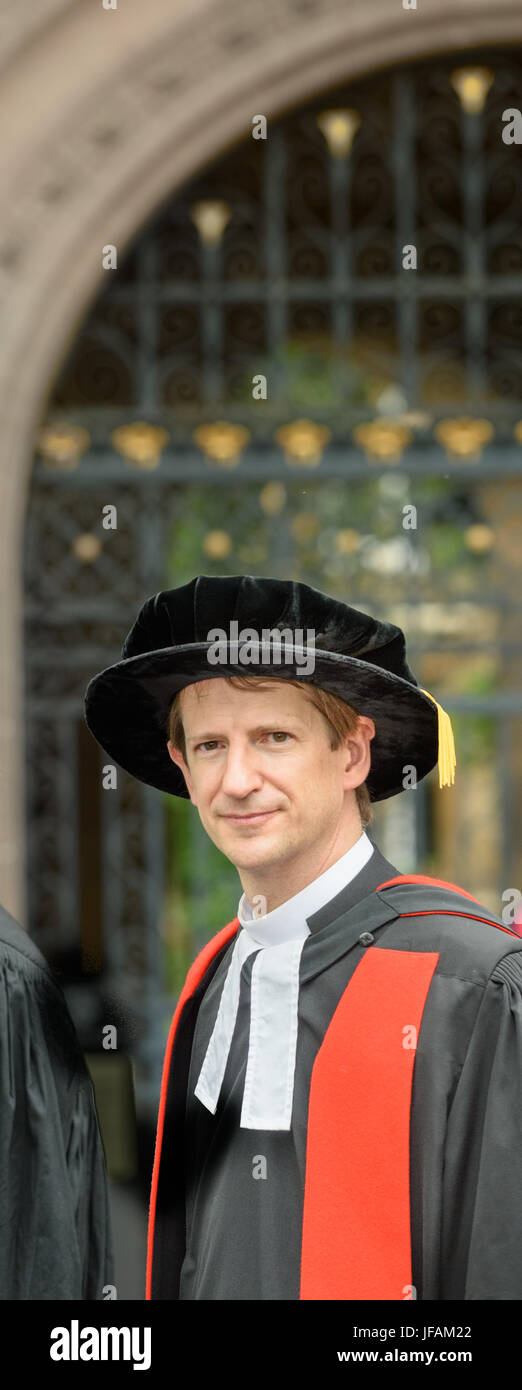 Cambridge, UK. 30th June, 2017. Revd Dr Keith Eyeons from Downing ...