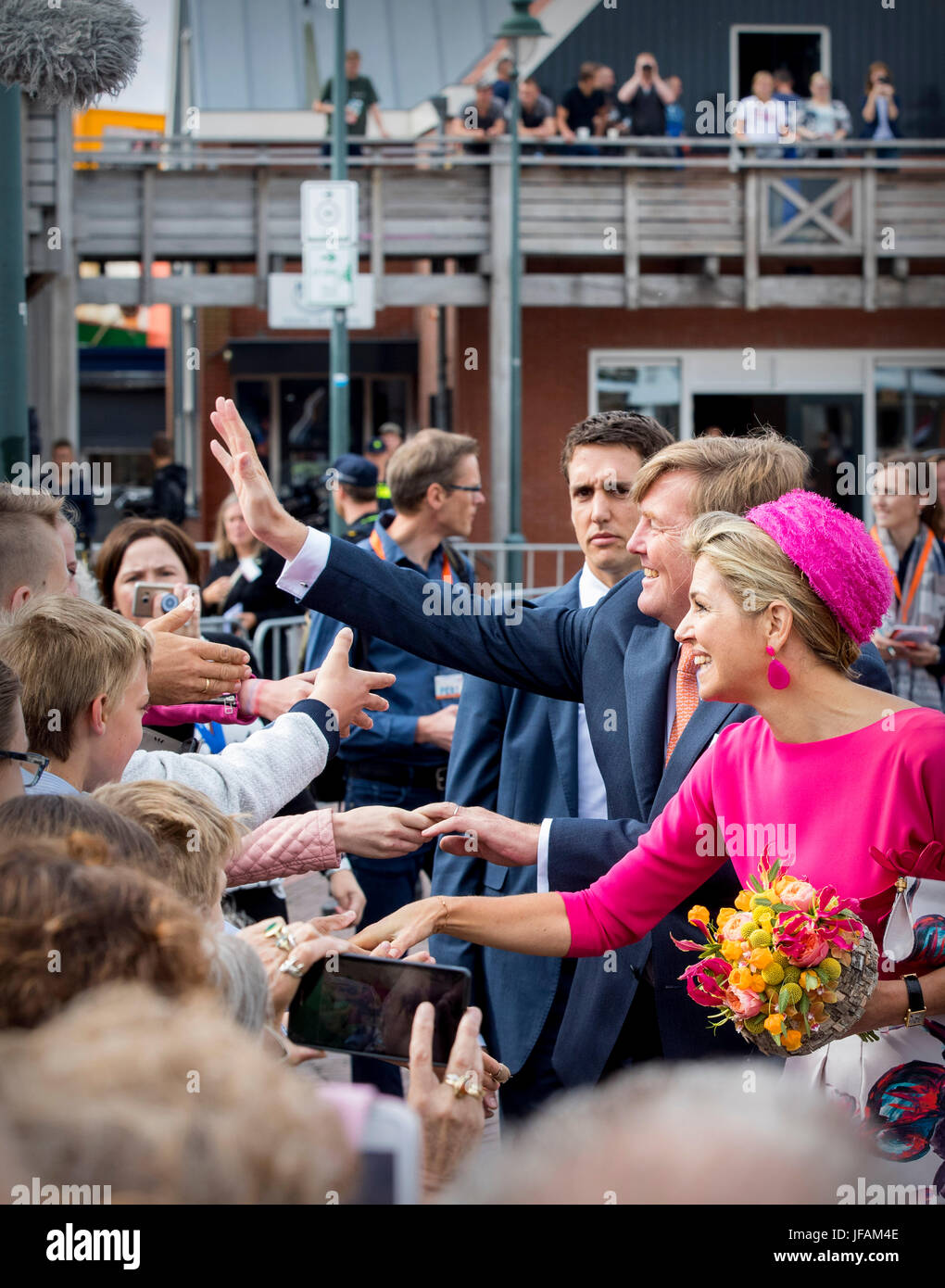 Flevoland, The Netherlands. 29th June, 2017. King Willem-Alexander and ...