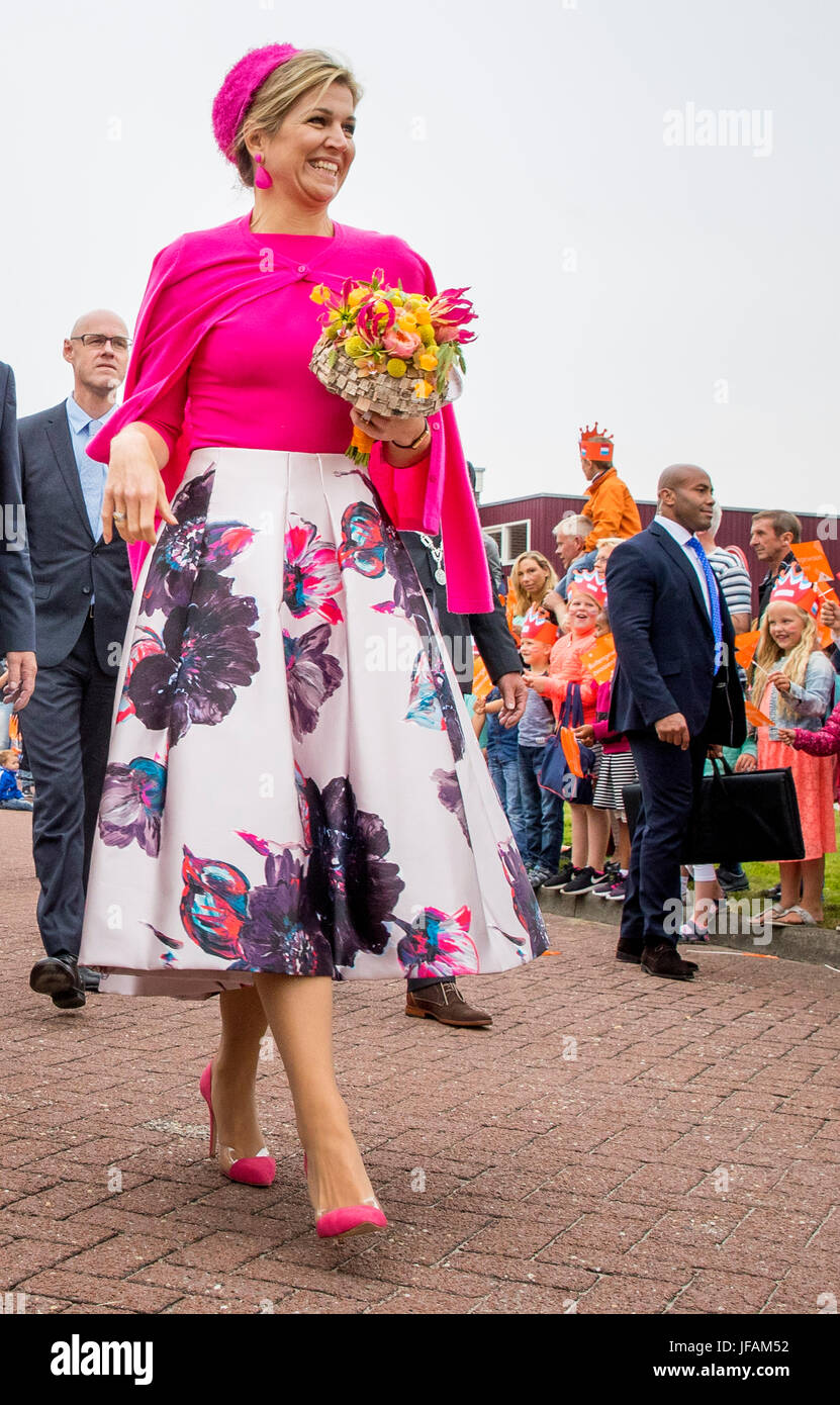 Flevoland, The Netherlands. 29th June, 2017. King Willem-Alexander and ...