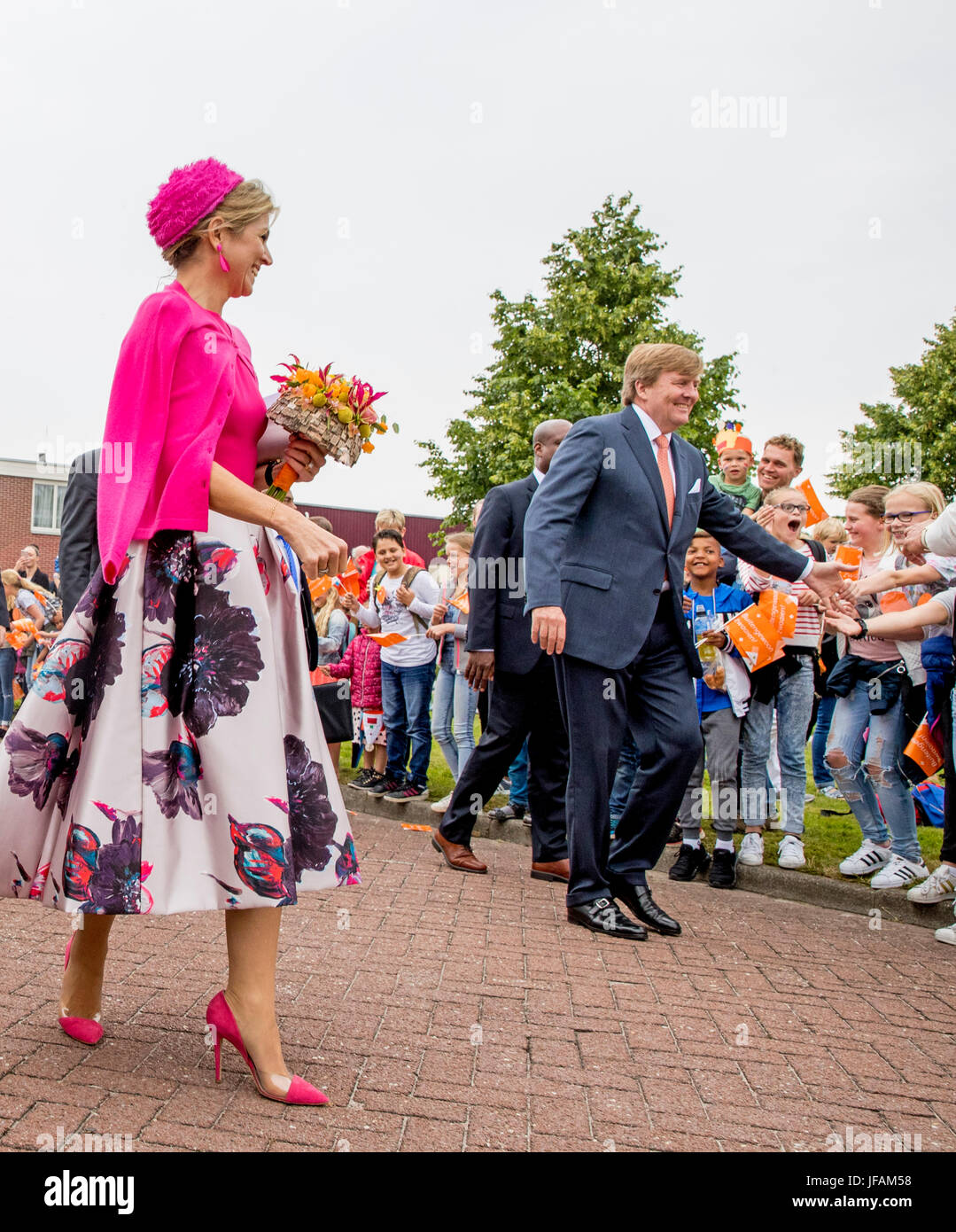 Flevoland, The Netherlands. 29th June, 2017. King Willem-Alexander and ...