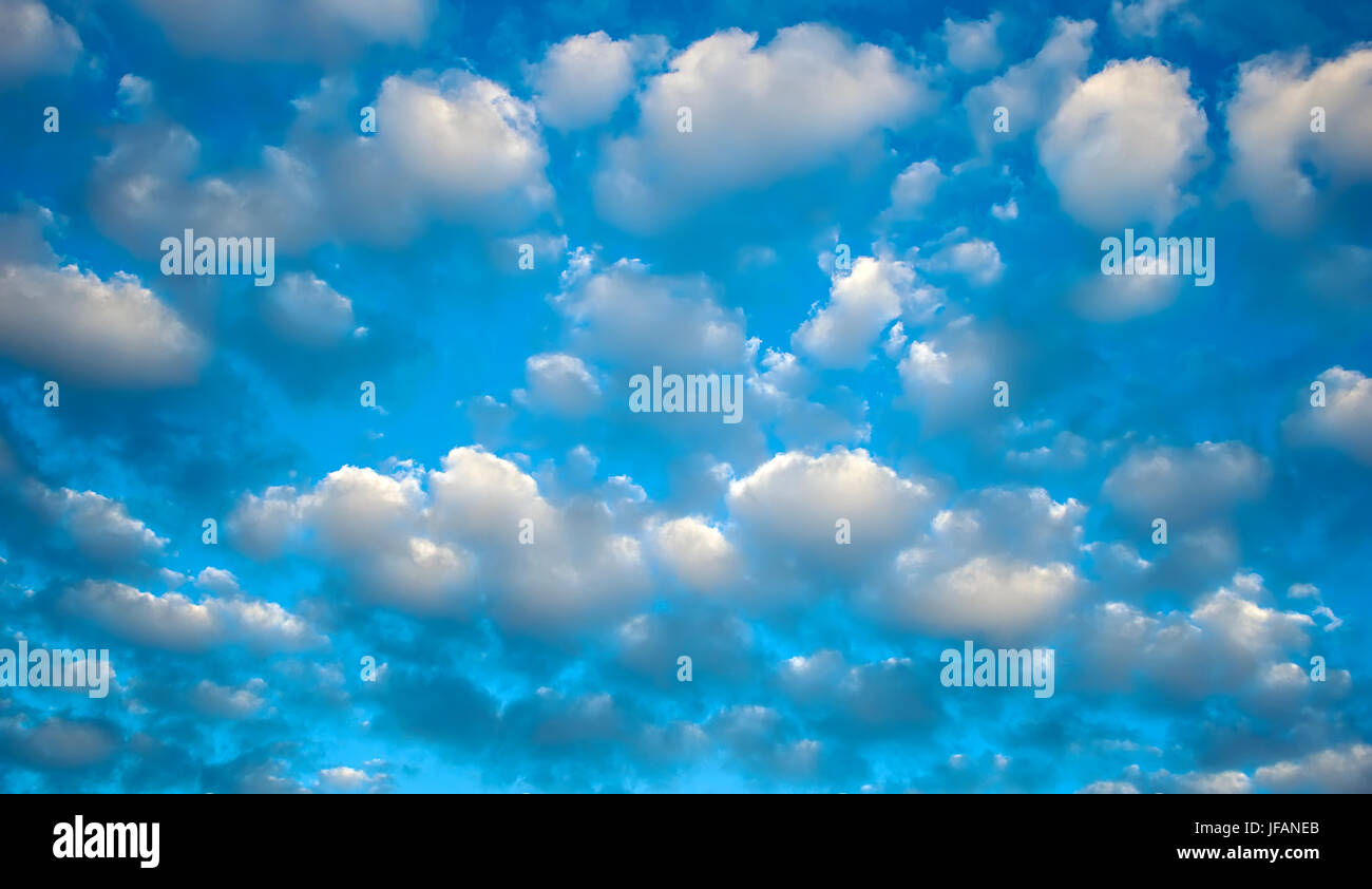 A beautiful blue sky with clouds Stock Photo - Alamy