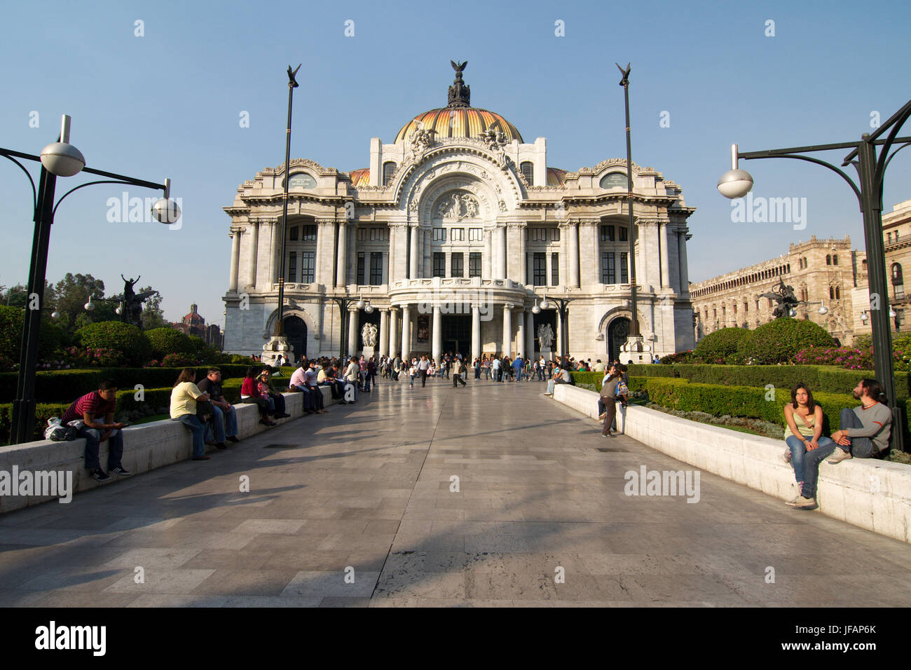 Mexico City, Mexico - 2011: Palacio de Bellas Artes (Palace of Fine ...