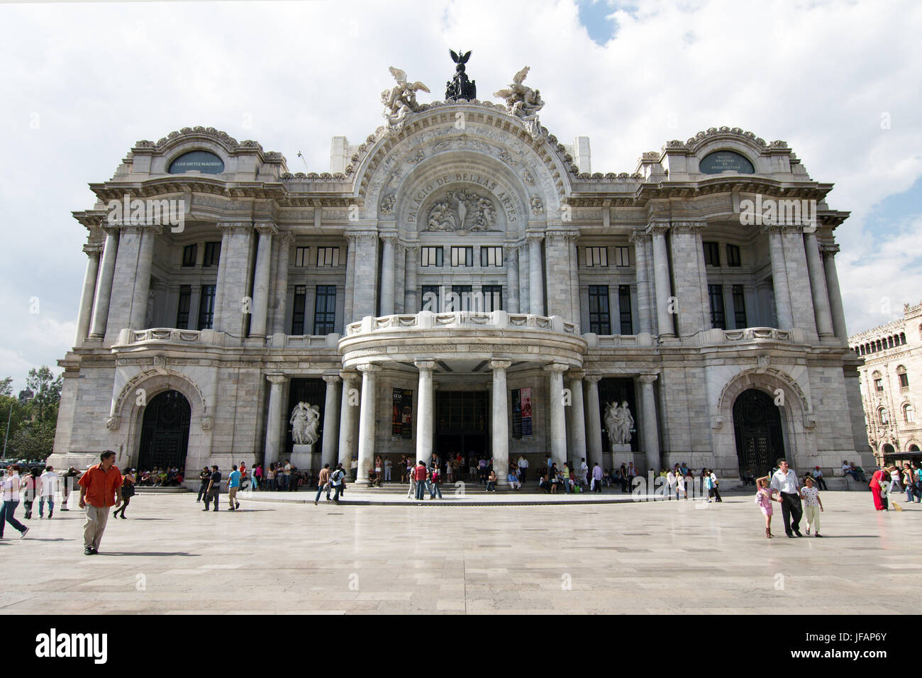 Mexico City, Mexico - 2011: Palacio de Bellas Artes (Palace of Fine ...