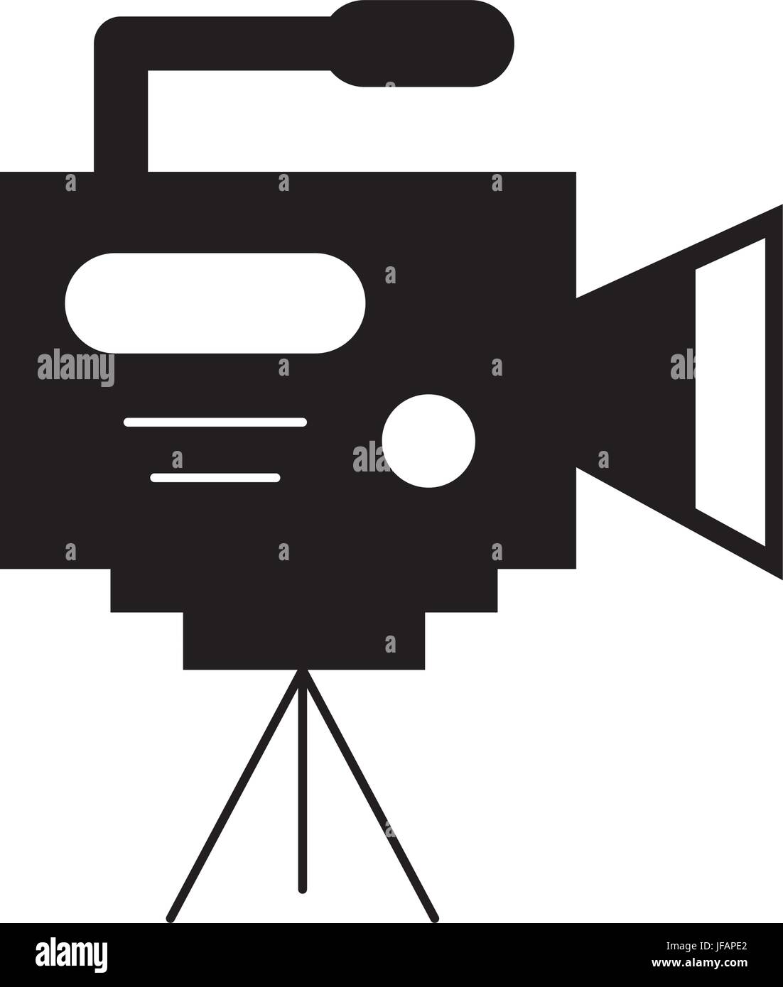 Tv camera viewfinder Stock Vector Images - Alamy
