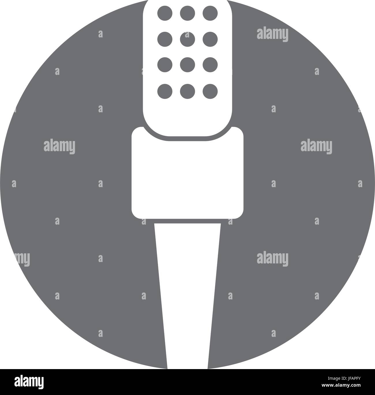 Professional microphone transmit Stock Vector Image & Art - Alamy