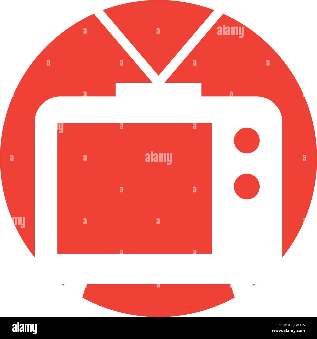 Big old tv Stock Vector Images - Alamy