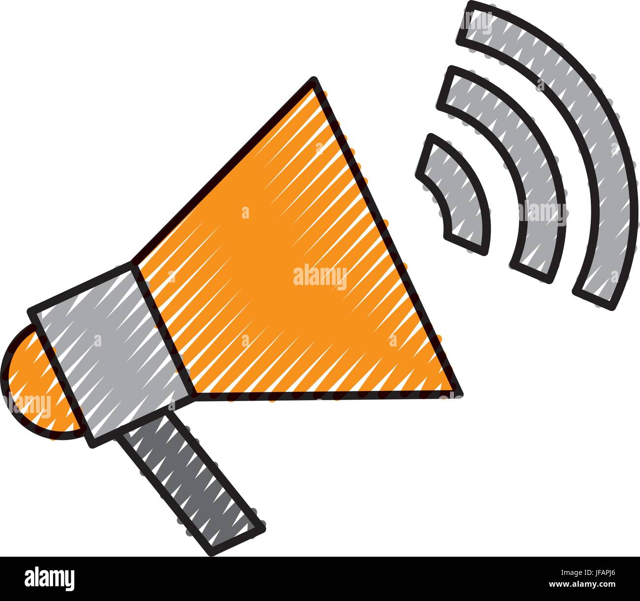 Megaphone talk person Stock Vector Image & Art - Alamy