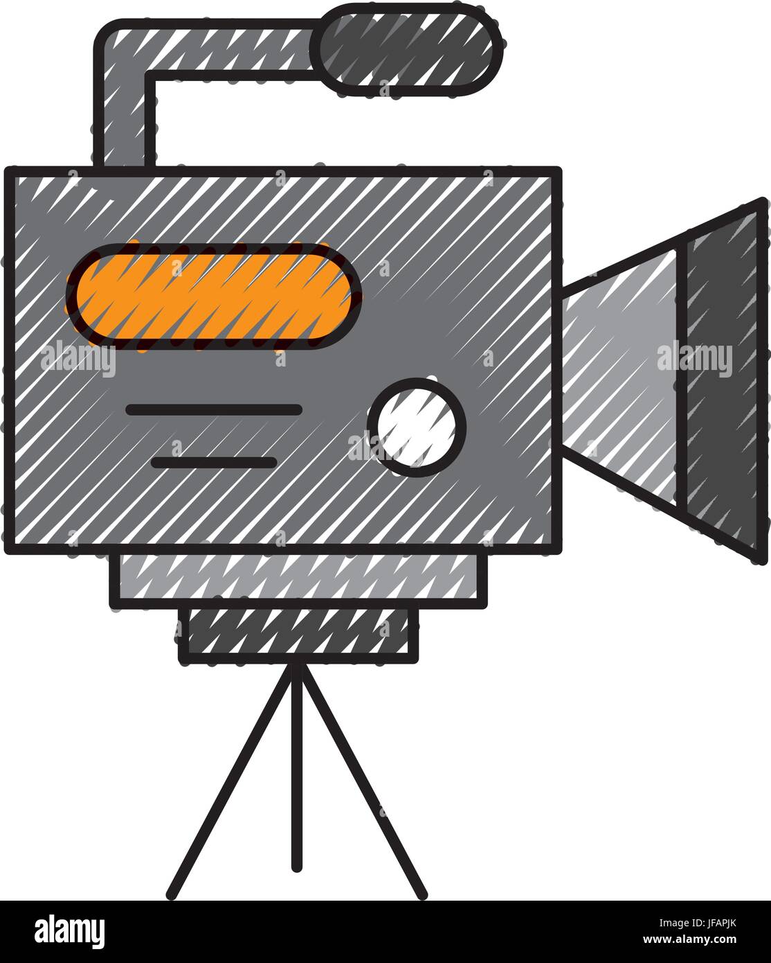 Professional recording camera Stock Vector Image & Art - Alamy