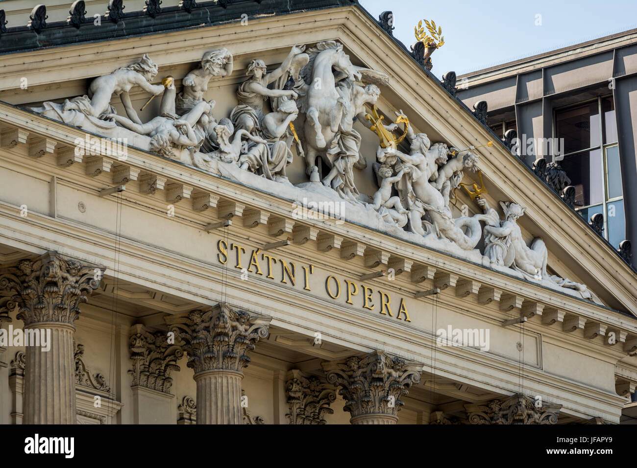 Prague state opera house hi-res stock photography and images - Alamy
