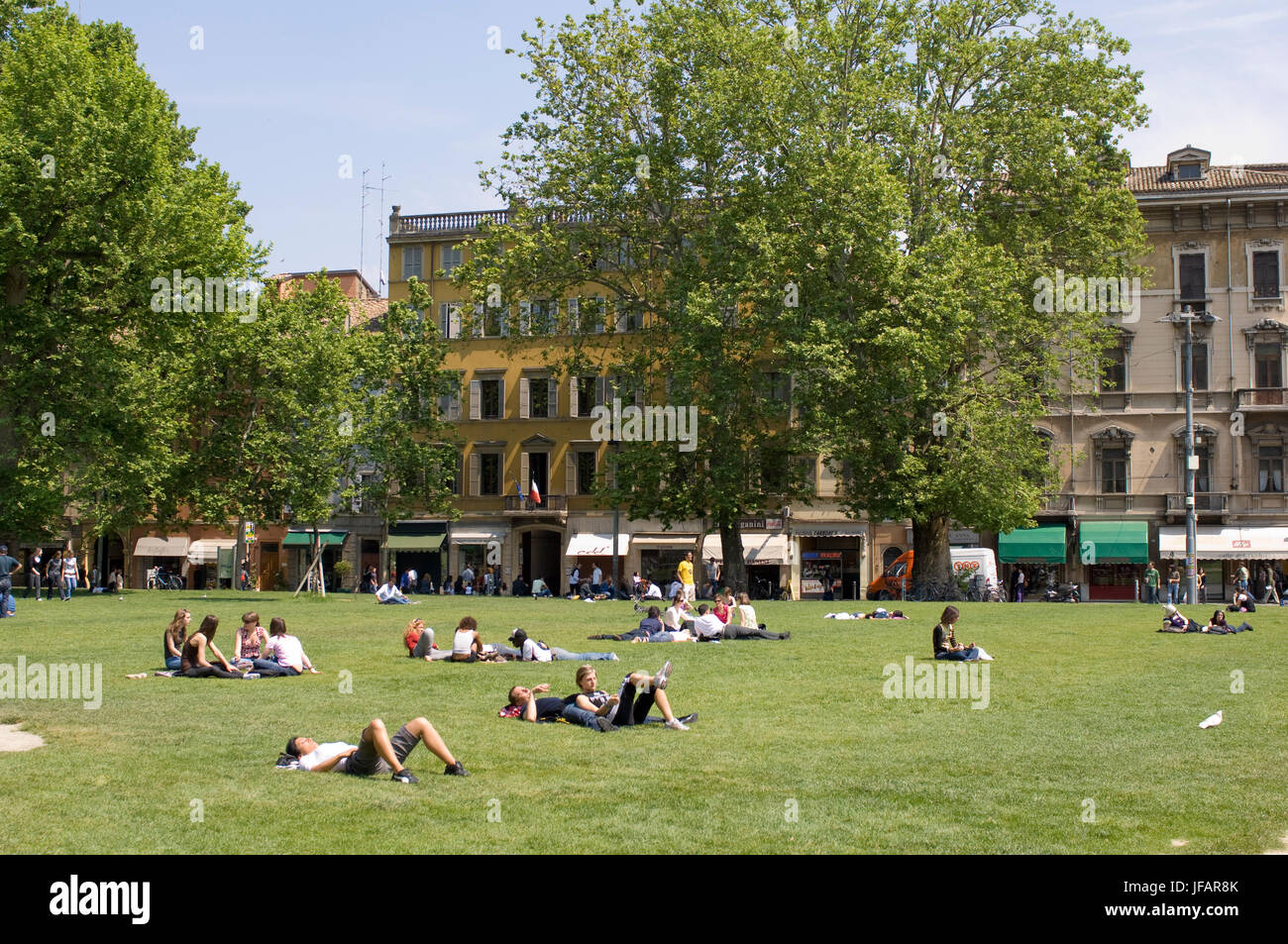 Piazza della Pace, Parma, Emilia-Romagna, Italy Stock Photo - Alamy