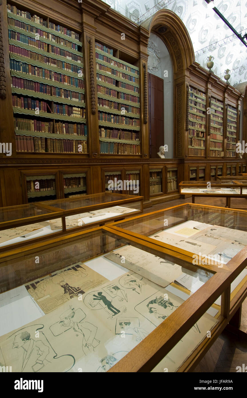 Biblioteca (Library) Palatina, Parma, Emilia-Romagna, Italy Stock Photo ...